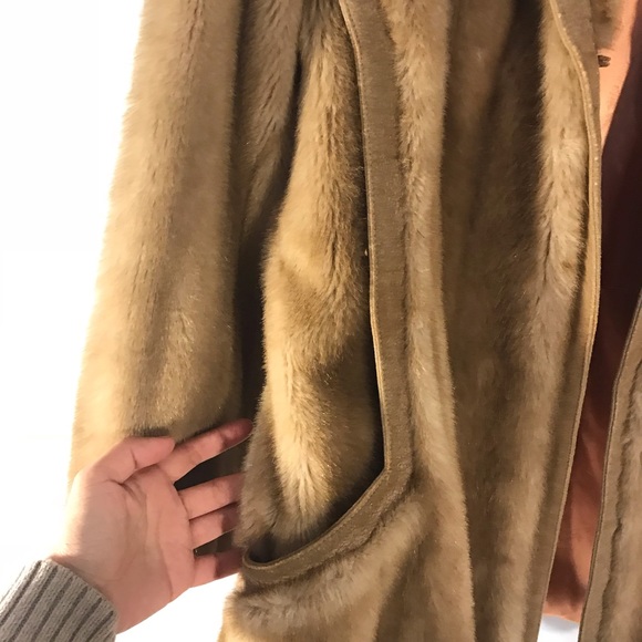 Vintage | Jackets & Coats | Vintage Camel Fur Coat | Poshmark
